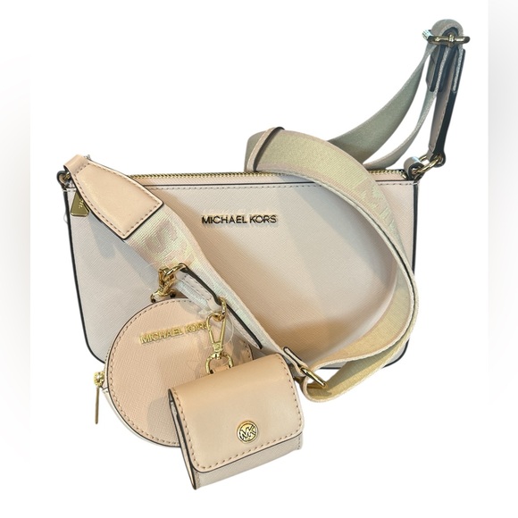 Michael Kors | Bags | Michael Kors Retail 448 Jet Set Leather Blush ...